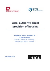 Local Authority direct provision of housing - UCL Discovery